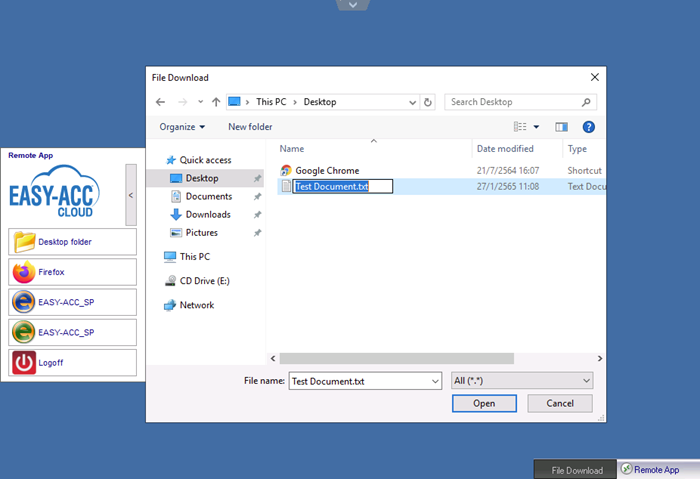 วิธีการนำข้อมูลจาก EASY-ACC Cloud มาไว้บน PC กรณีที่ใช้งานผ่านเบราว์ ...